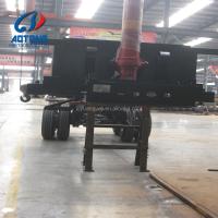 China 28 Ton Two Speed Landing Gear Draw Bar Dolly Dump Semi Trailer 6000*2500* 1500 1500 mm for sale