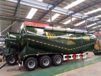 China 3 axles 60tons flour cement bulk tank semi trailer tanker truck trailers from producer for sale