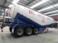China 3 axles 60tons flour cement bulk tank semi trailer tanker truck trailers from producer for sale