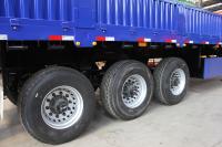 China High Fence Side Wall Semi-Trailer for 2 Axles Drawbar and Full Bulk Cargo Transport for sale