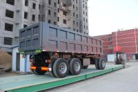 China 20 Ton Cargo Dump Semi Trailer Truck with 2 Axles Full Trailer Drawbar and Leaf Spring for sale