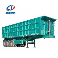 China Manual Transmission 60 Cubic Meter Tipper Trailer 40 Ton Sand Tipper Trucks Logo Printing for sale