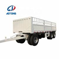 China 2/3 Axle Dump Draw Bar Trailer Full Trailer with 28 Ton Two Speed Landing Gear and 12R22.5 Tires for sale