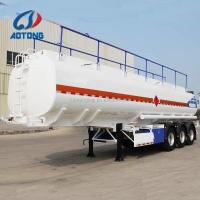 China 45 m3 Tri Axle Fuel Tank Semi Trailer/Aluminum Alloy Tanker/Liquid Tanker Semi Trailer for sale