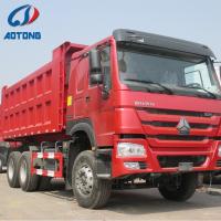 China HW76 Cab WEICHAI Engine 371 Hydraulic Cylinder Dump Truck and 40 Ton Sand Tipper Trucks for sale