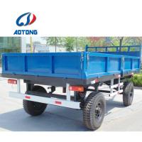 China 13 Ton Capacity Axle Small Mini Tractor Trailer for Walking Tractor for sale