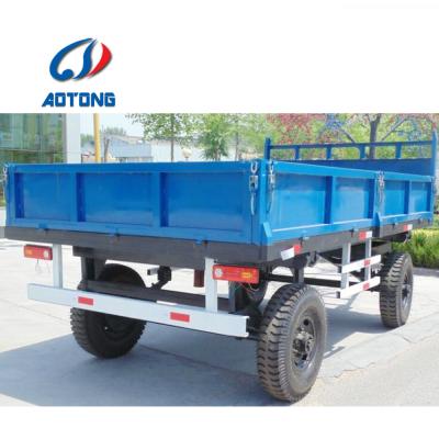 China 13 Ton Capacity Axle Small Mini Tractor Trailer for Walking Tractor for sale