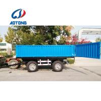 China 13 Ton Capacity Axle Small Mini Tractor Trailer for Walking Tractor for sale