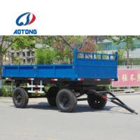 China 13 Ton Capacity Axle Small Mini Tractor Trailer for Walking Tractor for sale