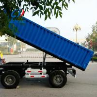 China 13 Ton Capacity Axle Small Mini Tractor Trailer for Walking Tractor for sale