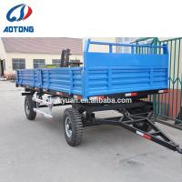 China 13 Ton Capacity Axle Small Mini Tractor Trailer for Walking Tractor for sale