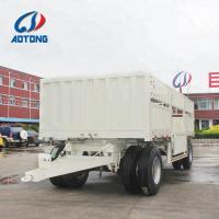 China Draw bar farm tractor truck full trailers for Trailer Manufacture 7000*2500*1500 mm for sale