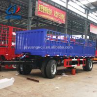 China Draw bar farm tractor truck full trailers for Trailer Manufacture 7000*2500*1500 mm for sale