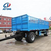China Draw bar farm tractor truck full trailers for Trailer Manufacture 7000*2500*1500 mm for sale