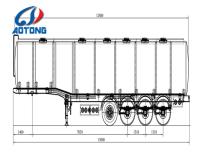 China Juyuan Trailer Steel 3 Axles Anhydrous Ammonia LPG Gas Tanker Semi Trailer for sale