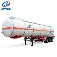 China Juyuan Trailer Steel 3 Axles Anhydrous Ammonia LPG Gas Tanker Semi Trailer for sale