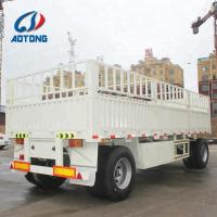China Max Payload 30-100T 20ft Draw Bar Trailer for Full Truck Tractor Trailers on Farm for sale