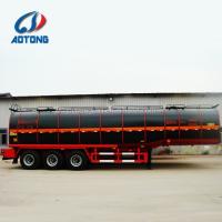 China High Capacity 3 axle 46CBM Fuel Tanker / Oil Diesel Transport Truck Semi Tank Trailers lpg tank for sale