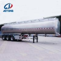 China High Capacity 3 axle 46CBM Fuel Tanker / Oil Diesel Transport Truck Semi Tank Trailers lpg tank for sale