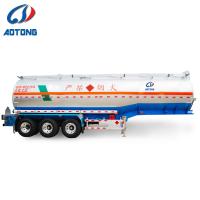 China 33000-48000 Liters 48 ADR Aluminum Diesel Fuel Oil Transport Tanker Truck Semi-Trailer for sale