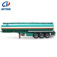 China 33000-48000 Liters 48 ADR Aluminum Diesel Fuel Oil Transport Tanker Truck Semi-Trailer for sale