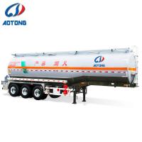 China Widely Used Aluminum Alloy Stainless Steel Liquid Milk Tanker Beer Tanker Semi Trailer Truck for sale