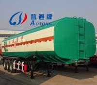 China Stainless Steel Edible Liquid Oil Tanker 3 Axles 45000L Water Tank Trailer Prices for sale