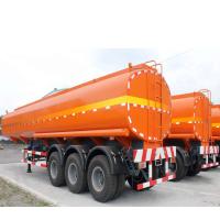 China Stainless Steel Edible Liquid Oil Tanker 3 Axles 45000L Water Tank Trailer Prices for sale