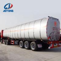 China Saudi Arabia Aramco 5454 Aluminum Alloy Fuel Tank Semi Trailer with 50000liter Capacity for sale