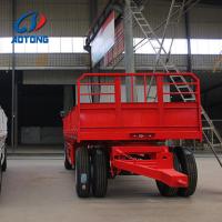 China Leaf Spring Suspension Farm Wagon Trailer With Turntable Drawbar Madagascar Full Type for sale