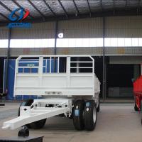 China Leaf Spring Suspension Farm Wagon Trailer With Turntable Drawbar Madagascar Full Type for sale