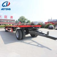 China Drawbar Turntable Full Type Trailer with 50T Max Payload and Optional Logo Printing for sale