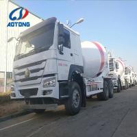 China Heavy Duty Self Loading Concrete Mixer Truck 4-15 Cubic Capacity for sale