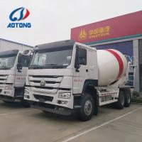 China Heavy Duty Self Loading Concrete Mixer Truck 4-15 Cubic Capacity for sale