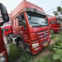 China Touch Screen Sinotruk Tractor Head Truck 10 Forward Shift Number Used Tractor Truck for sale