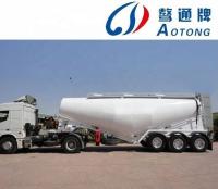 China 2/3/4 Axles 30-60cbm Air Compressor Bulker Carrier Silo Powder Bulk Cement Tank Semi Trailer for sale