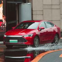 China 2024 Byd Qin Plus Dm-i Ev 55km Plug-in Hybrid Car Adults Sedan for Luxury Experience for sale