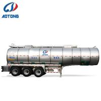 China Fuel Tanker Trailer Truck with Aluminum Alloy Fuel Tanks Semi Trailer and Capacity for sale