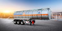China Fuel Tanker Trailer Truck with Aluminum Alloy Fuel Tanks Semi Trailer and Capacity for sale