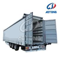 China 14000mm Curtain Trailer for Russia Market Steel Main Beam 500mm Hight Europe Standard for sale