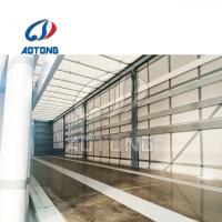 China Main Beam Height 500mm Tri-axle Three Side Open Container for Turkmenistan Market for sale