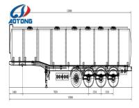 China 3 axle fuel tank trailer/50000 liters gasoline transport tank trailer/Kingpin 2
