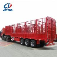 China 3 Axles Fencing Livestock Horse Carriage Semi Trailer in Liangshan With High Capacity for sale