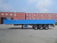 China Open Fence Truck Cargo Carrier Semi Trailer with Side Wall and Axle BPW Optional for sale