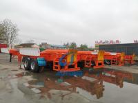 China 40-80 Tons Skeletal Semi Trailer 1x40ft 2x20ft for sale