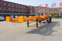 China 40-80 Tons Skeletal Semi Trailer 1x40ft 2x20ft for sale