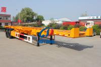 China Tri Axles 20ft 40ft 45ft Container Skeletal Trailer for sale