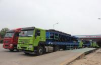 China 40ft Flat Deck Container Semi Trailer Bulk Cargo Transportation for sale