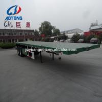 China 2x20ft Capacity Shipping Container Semi Trailer In Transportation Industry for sale