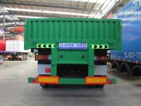 China Steel / Aluminum Fence Cargo Semi Trailer With FUWA/BPW Axles For Bulk Cargo Transport for sale